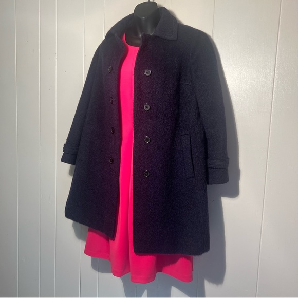 roma style | Jackets & Coats | Vintage Blue Llama Coat No Size Best ...
